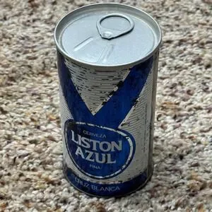 Other | Vintage Liston Azul Fina Beer Can Cruz Blanca Mexico Steel Pull ...